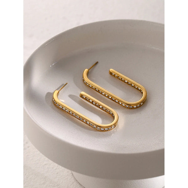 U Shape Earrings – Braceley & Co.