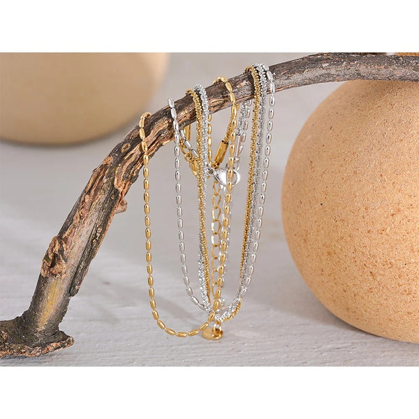 Double Layer Chain Bracelet – Braceley & Co.